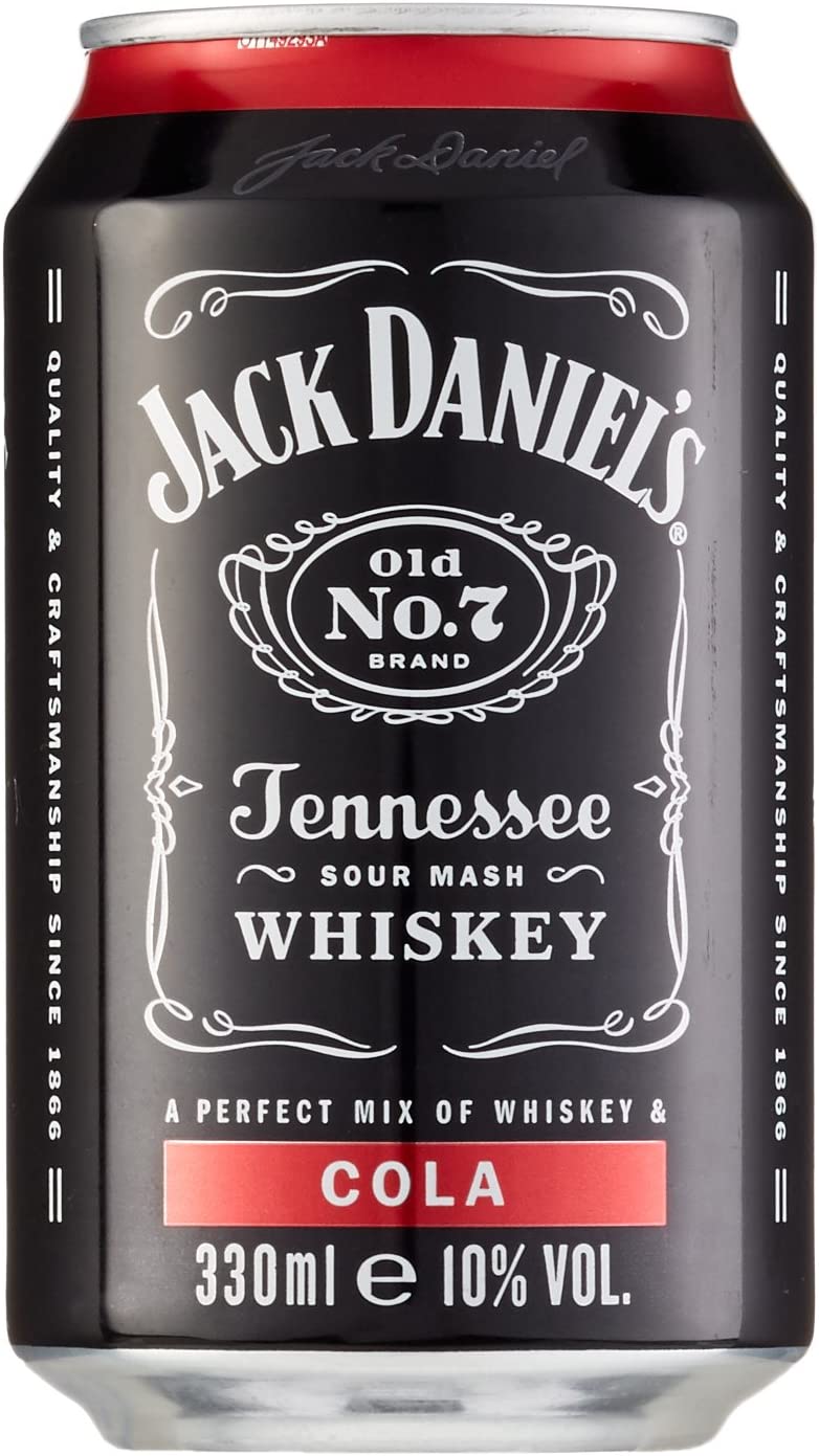 Jack Daniel's & Cola 10% Vol. 24x0,33 l Dose