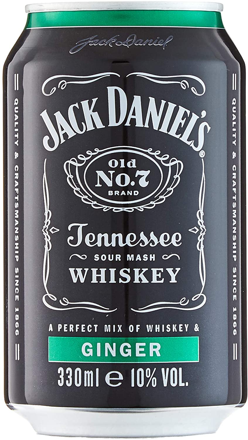 Jack Daniel's & Ginger 10% Vol. 24x033 l Dose